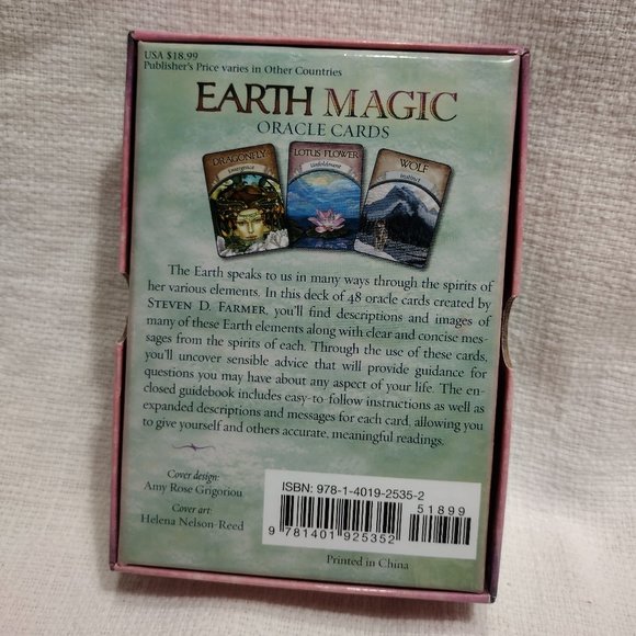 Hay House | Games | Earth Magic Oracle Cards A 48card Deck And ...